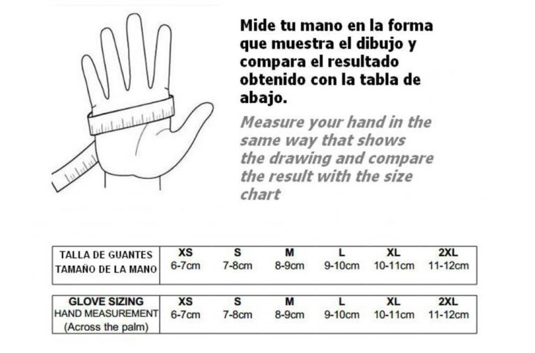 Guía Para Saber La Talla Correcta De Guantes Superauto
